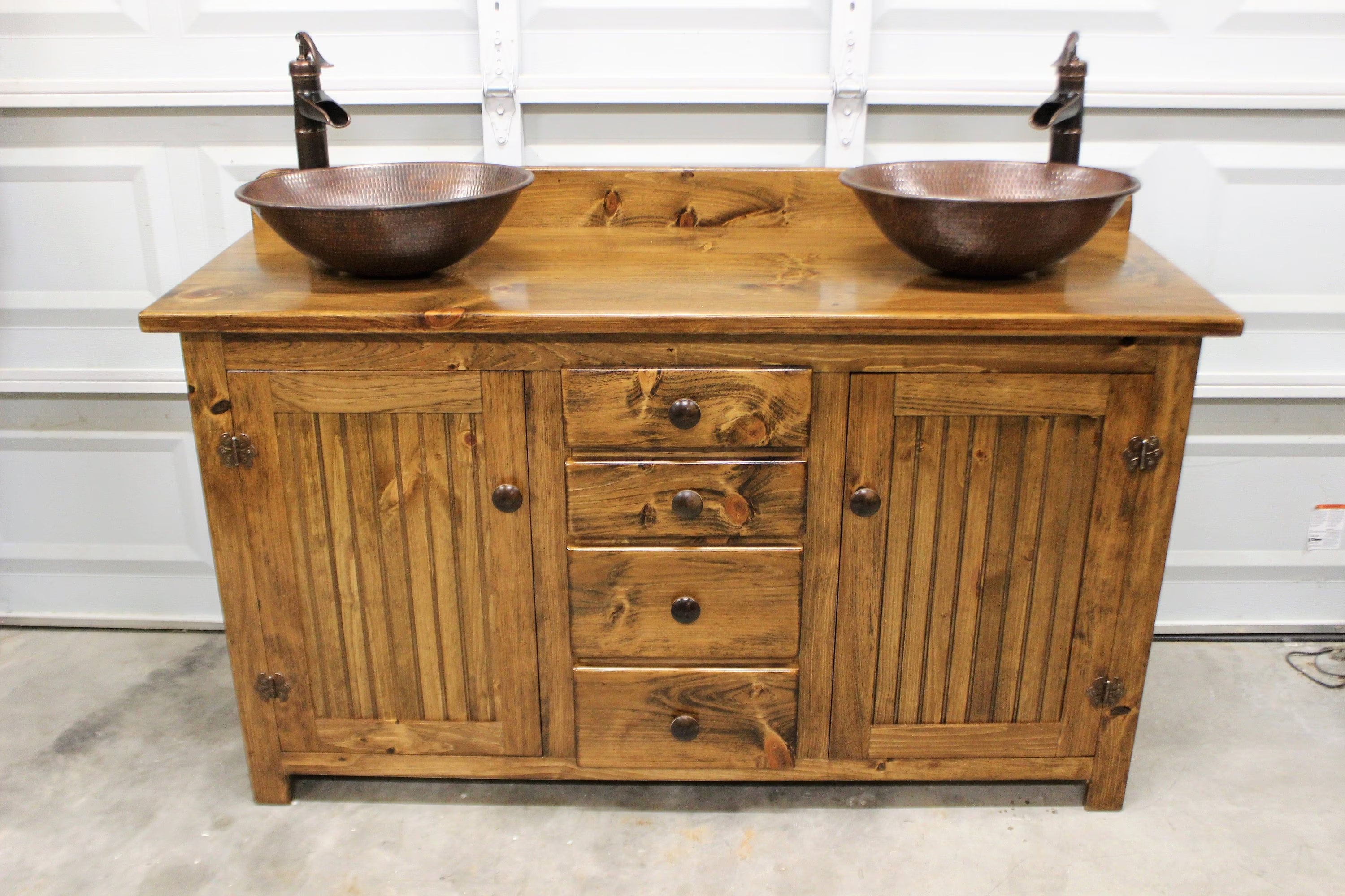 Double vessel bathroom vanity | Canton Antiques